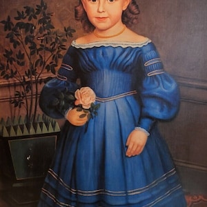Robert Peckman ROSA HEYWOOD Young Girl Circa 1840 Print Hedgerow House ...