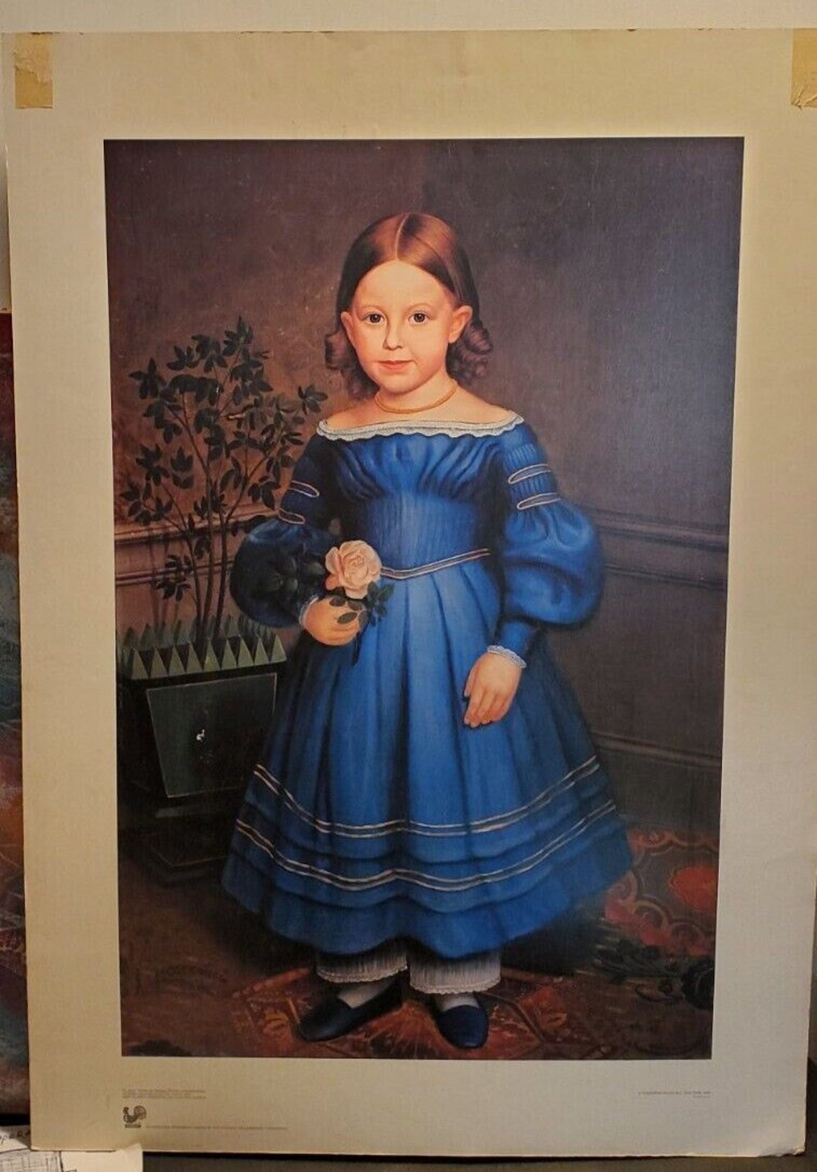 Robert Peckman ROSA HEYWOOD Young Girl Circa 1840 Print Hedgerow House ...