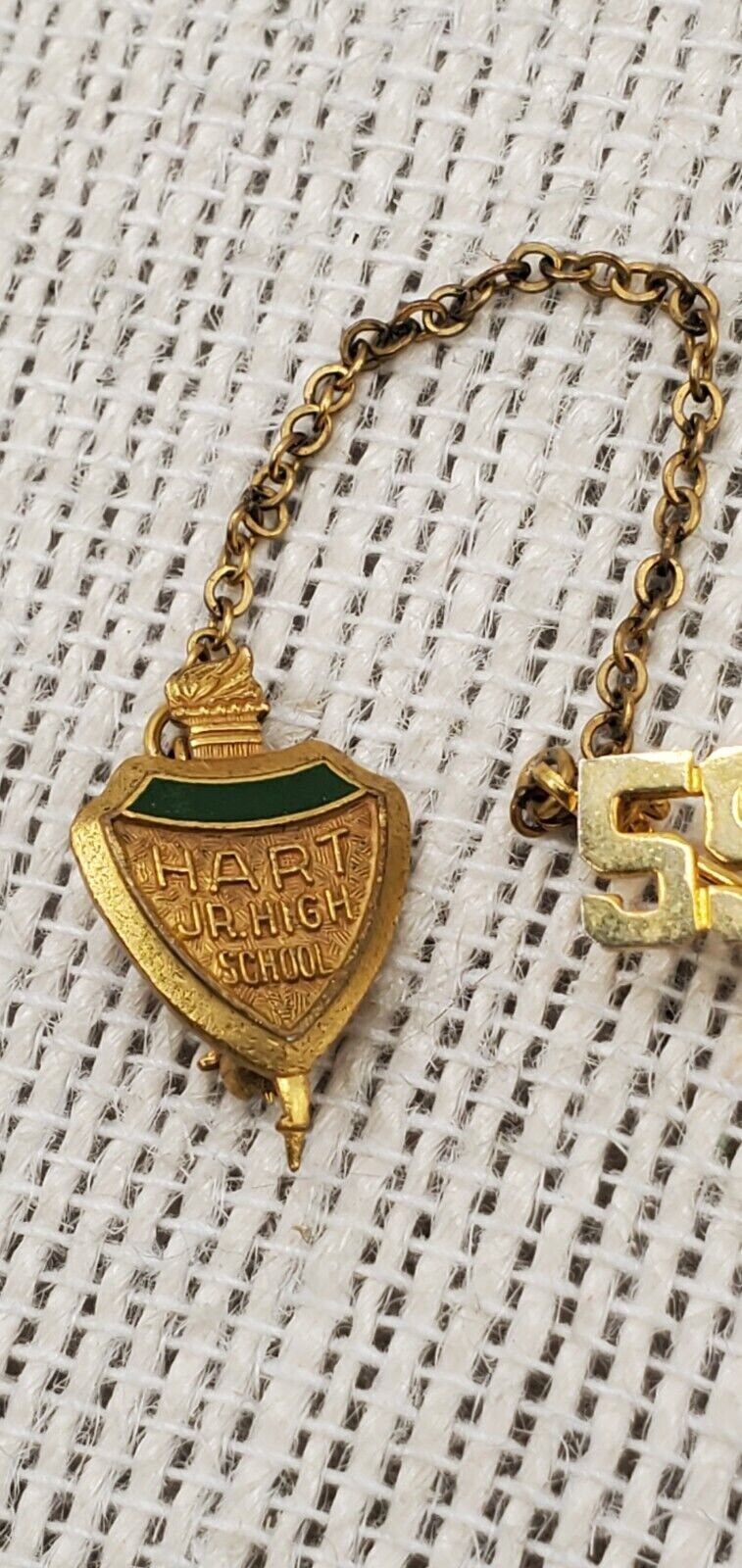 1959 Hart Junior High School Vintage Lapel Pin ~ Metal Arts Co. - Etsy