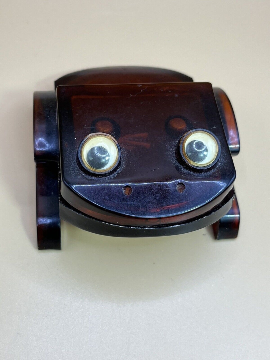 Vtg Acrylic Plastic Frog Paper Clip Letter Memo Holder Made Hong Kong 3 ...