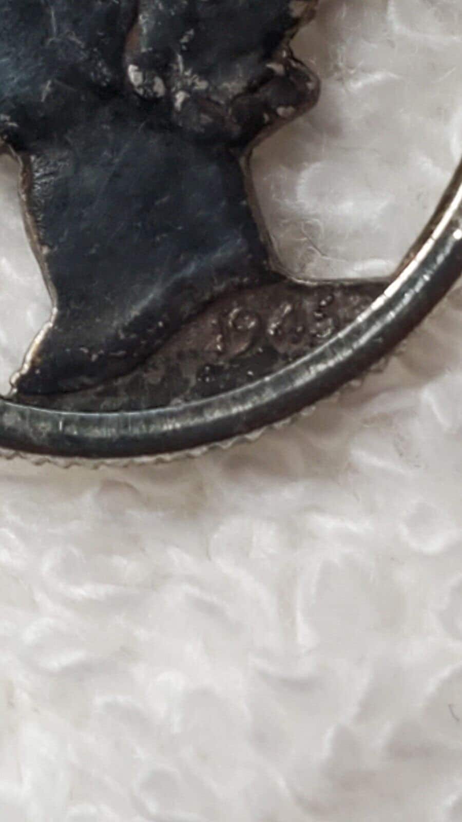 Vintage 1945 Mercury Dime Cut Out Pendant Charm Silver Coin - Etsy