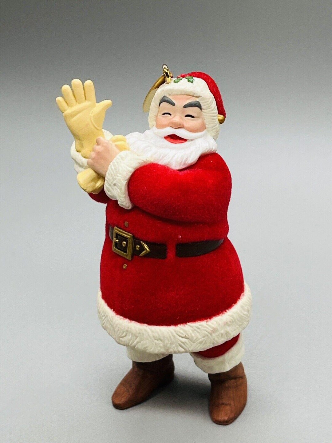 Vtg Hallmark Night Before Christmas SANTA CLAUSE Figurine Ornament 2001 ...
