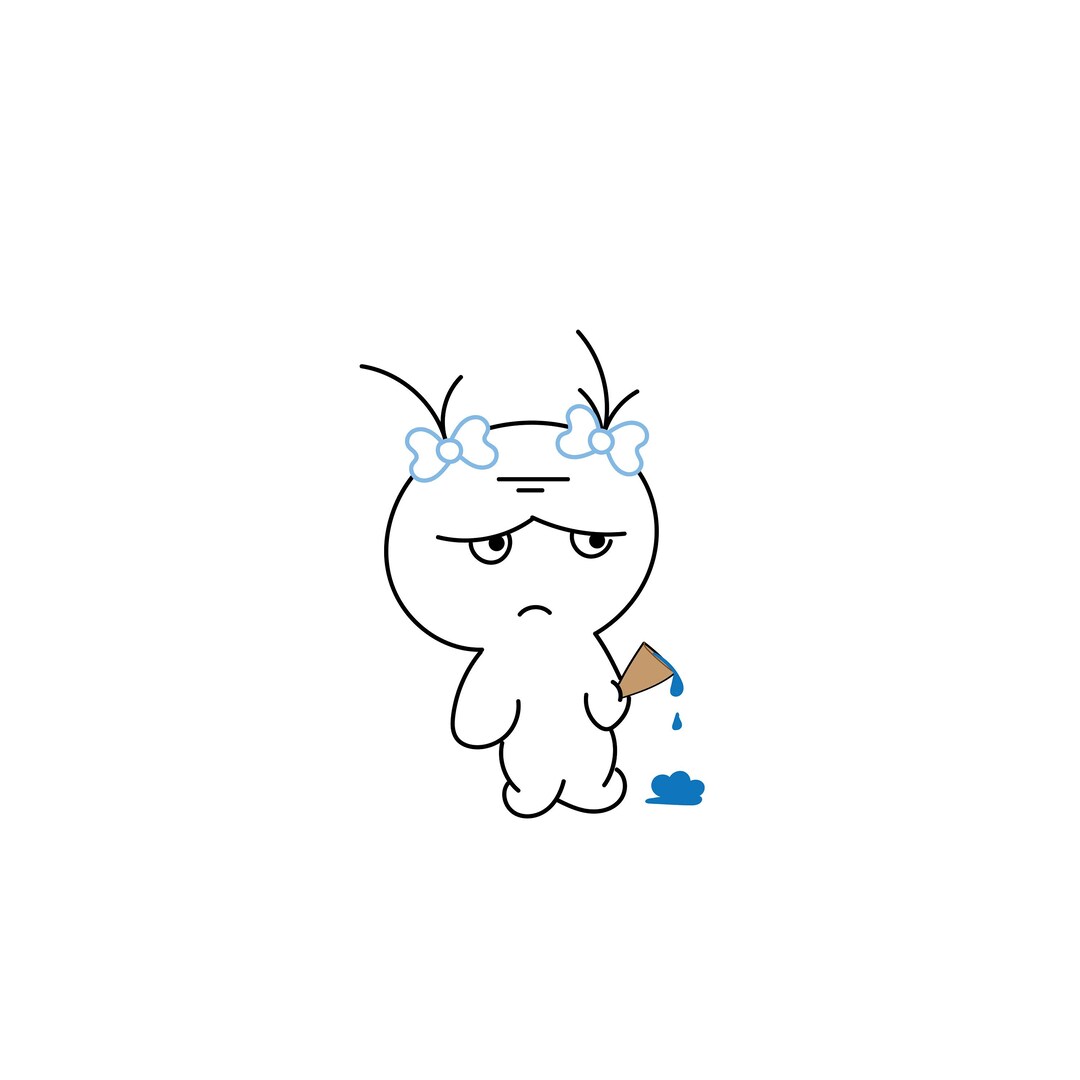 Sad Blobdigital Print - Etsy