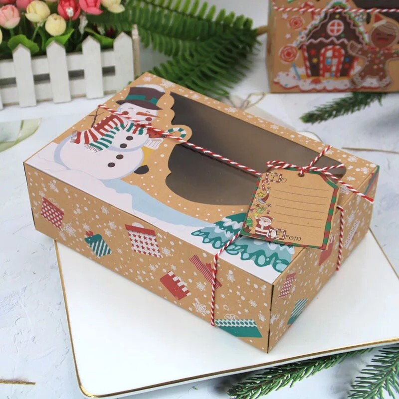 Christmas Cookie or Candy Boxes - Set of Three - Etsy