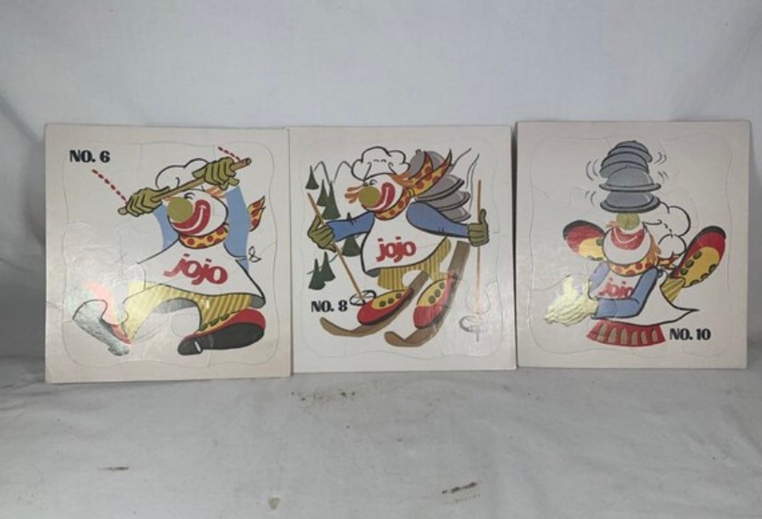 Vintage Kids Puzzle, Menu Puzzle, Jojo’s Restaurant Menu - Etsy