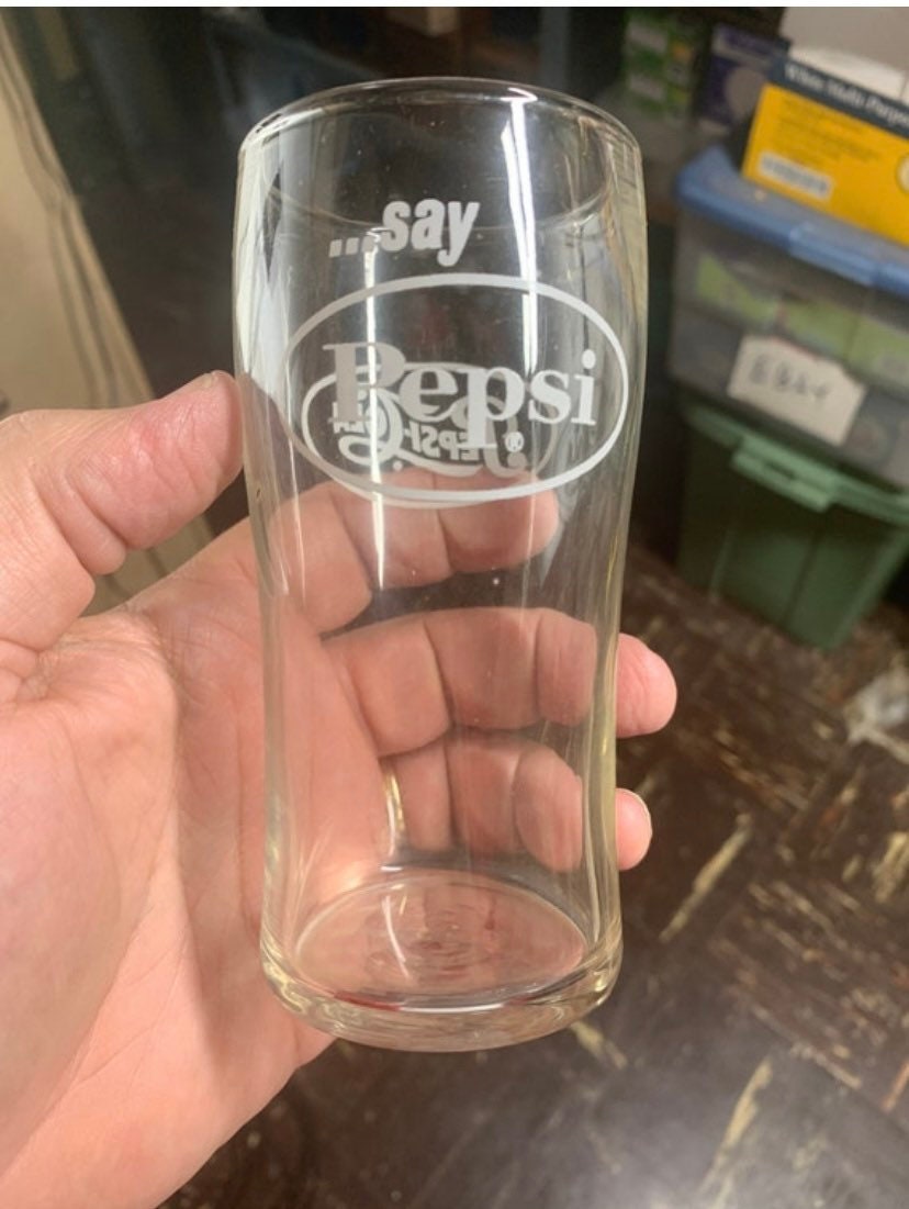 Vintage Pepsi Glasses, Retro Pepsi Glasses, Collectible Pepsi, Pepsi ...