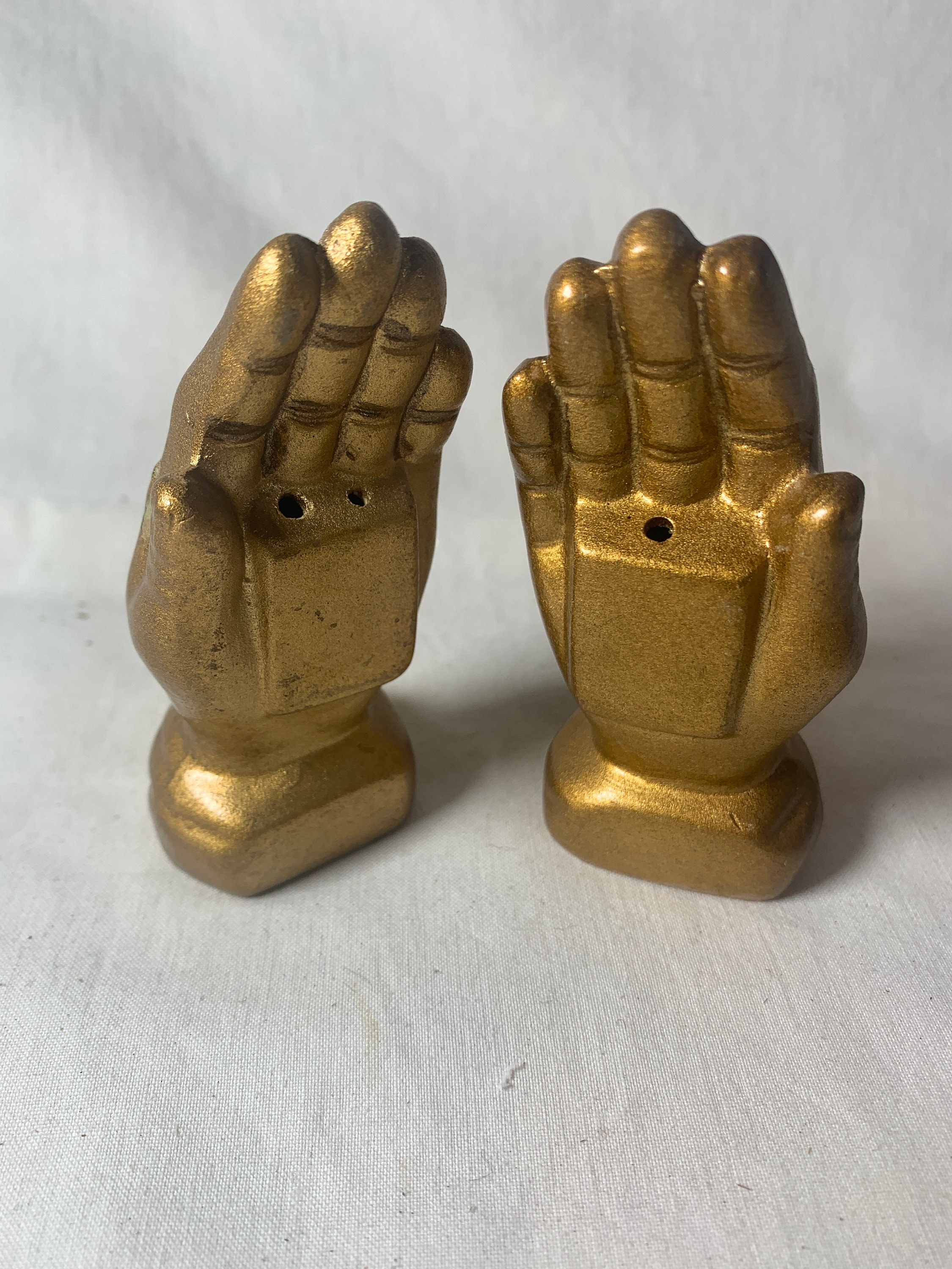 Praying Hands Salt and Pepper Shakers - Etsy