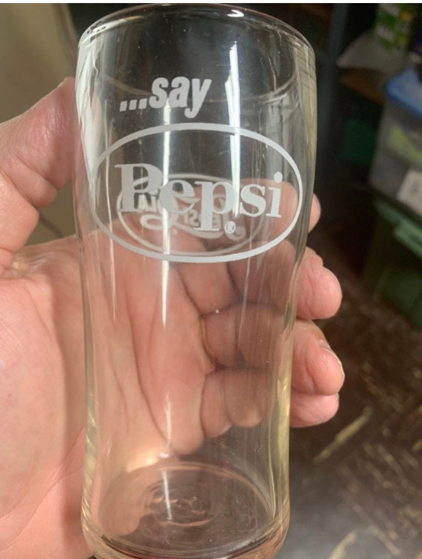 Vintage Pepsi Glasses, Retro Pepsi Glasses, Collectible Pepsi, Pepsi ...