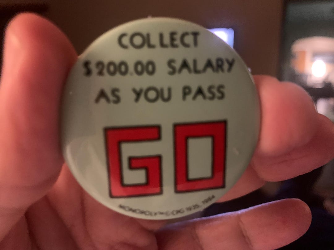 Monopoly Button 1980s - Etsy