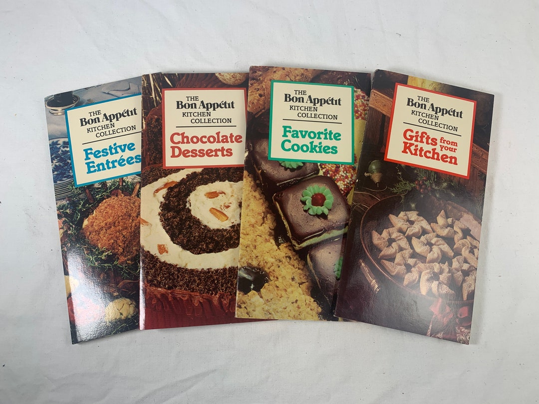 Bon Appetit Cookbooks, Vintage Kitchen Collection 1983 - Etsy