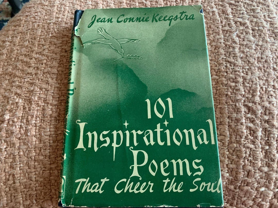 101 Inspirational Poems That Cheer the Soul, 1945 - Etsy