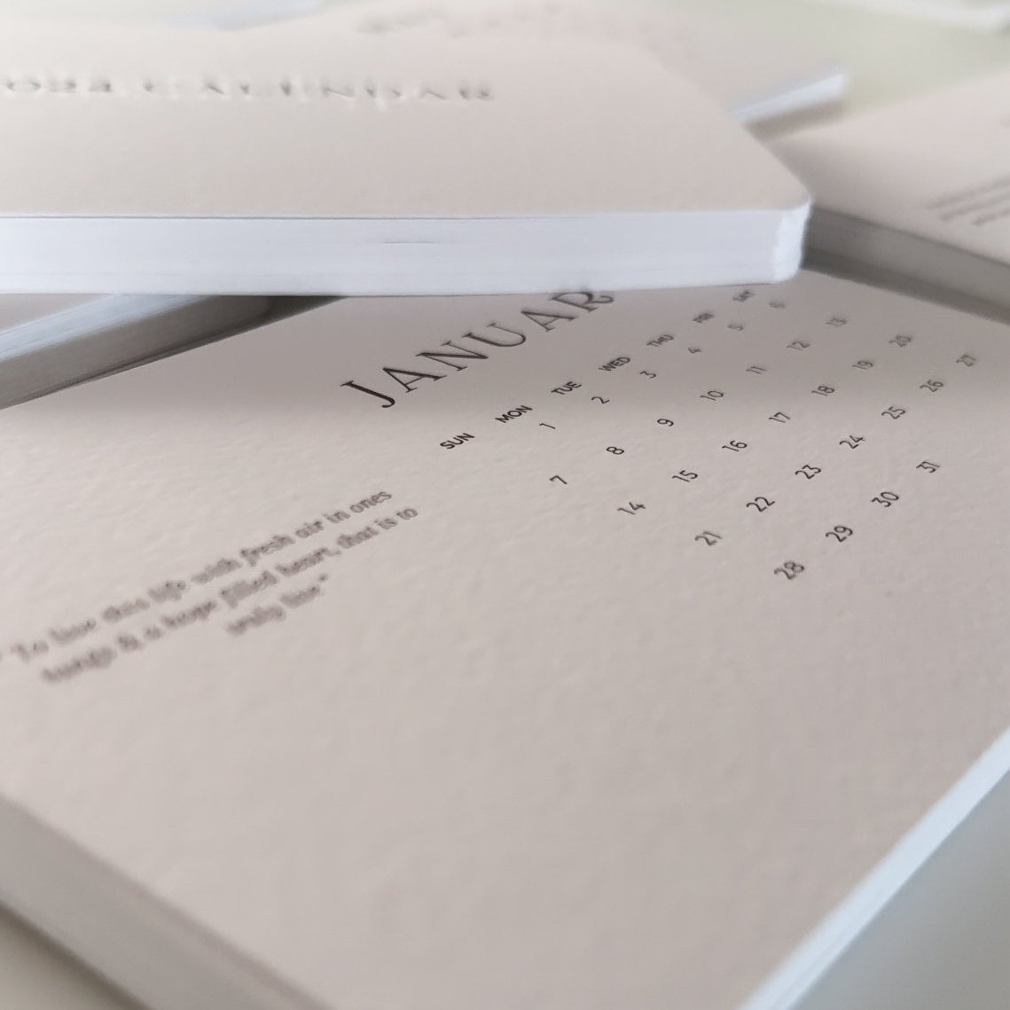 Desk Calendar Motivational Minimalist 2024 Planner, Inspirational ...