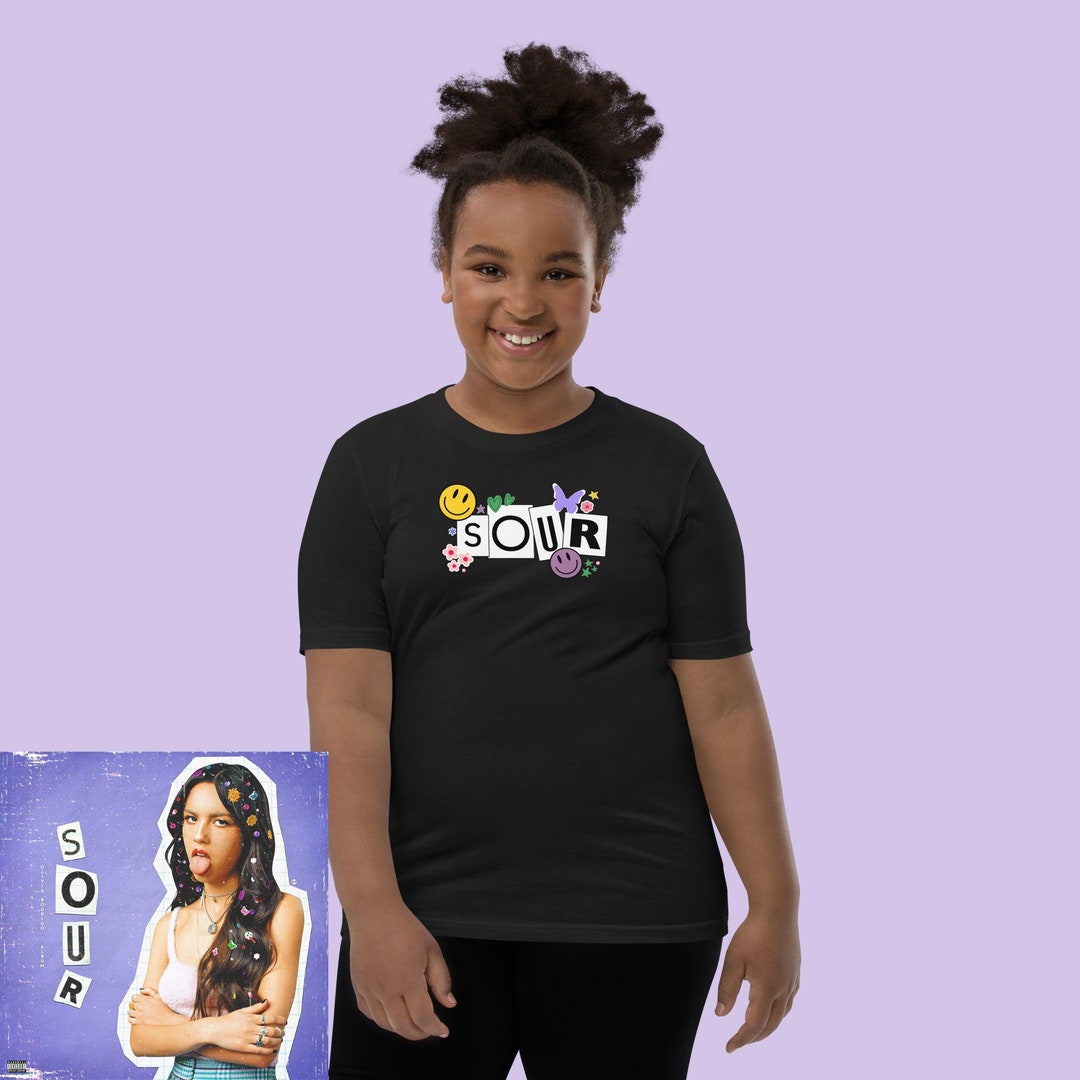Olivia Rodrigo Kids Shirt | Sour Album Look-a-like Cover - Etsy