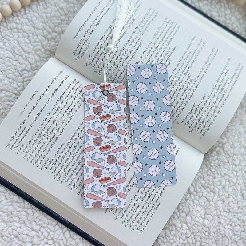Baseball Bookmark - Etsy
