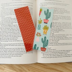 Cactus Bookmarks | Plant Bookmarks | Llama Bookmarks | Floral Bookmarks ...