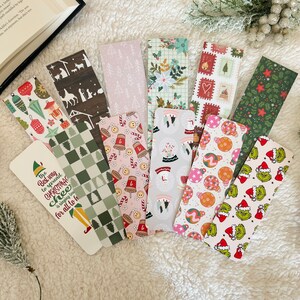 12 Days of Christmas Bookmark Bundle Mystery Christmas Bookmarks Book ...