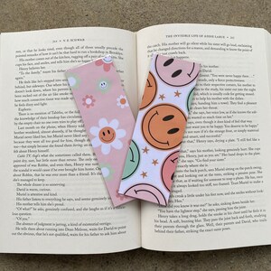 Retro Smile Collection | Floral Bookmarks | Happy Face Bookmarks ...
