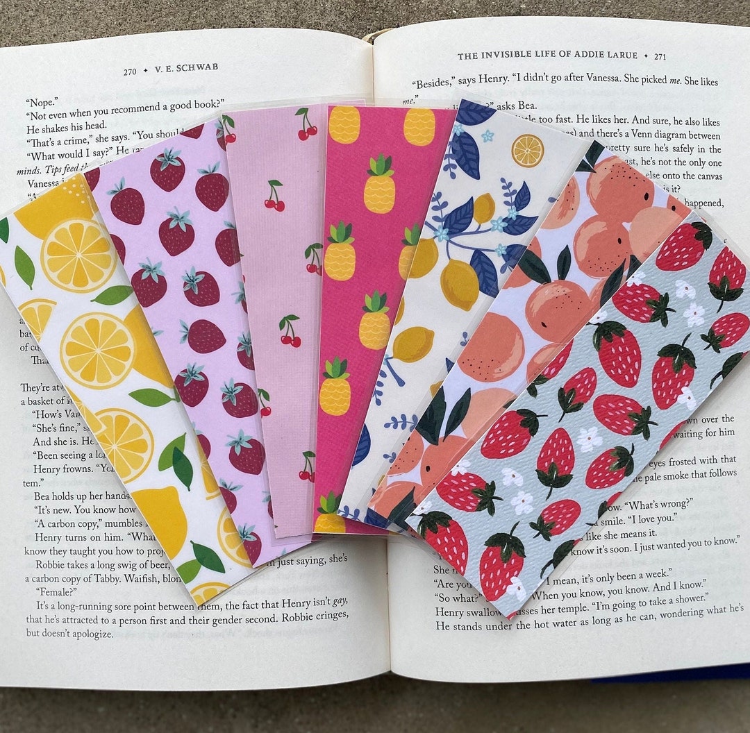 Fruit Collection No. 1 | Fruit Bookmarks | Lemons | Peaches ...