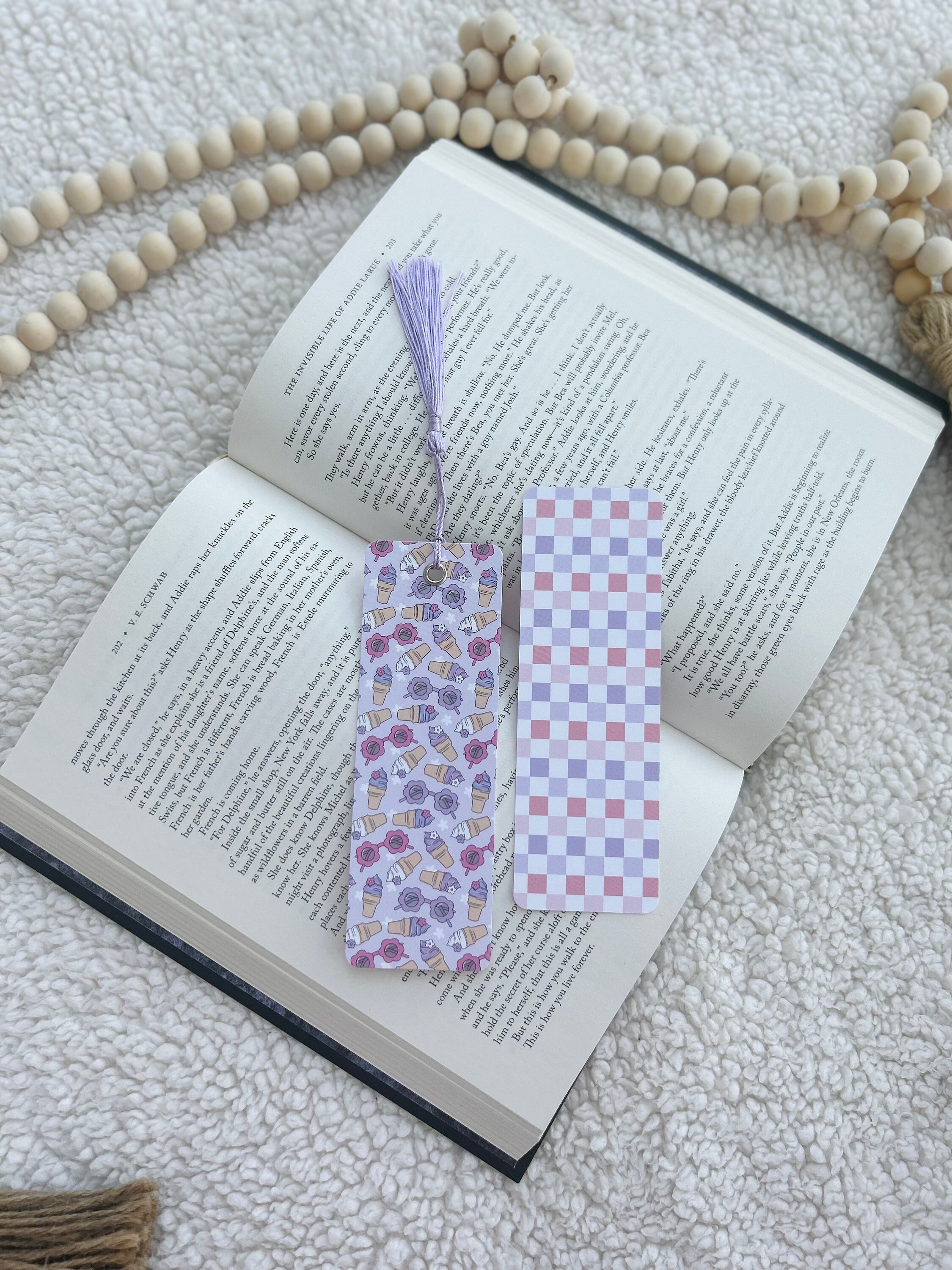 Summer Ice Cream Bookmark | Summer Bookmarks | Sunglasses | Ice Cream ...