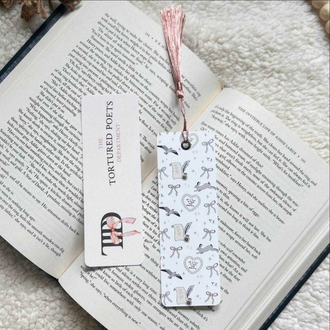 The Tortured Poets Department | Ttpd | Taylor Swift Bookmarks | Swiftie ...