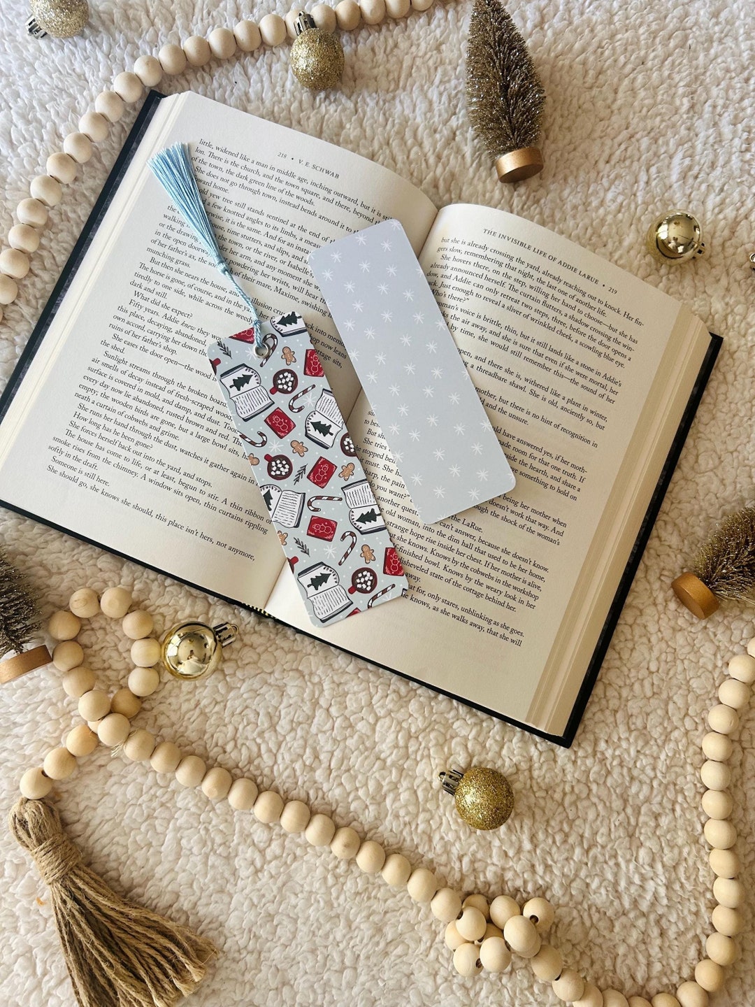 Bookmas Bookmark | Christmas Reading | Holiday Bookmarks | Winter ...