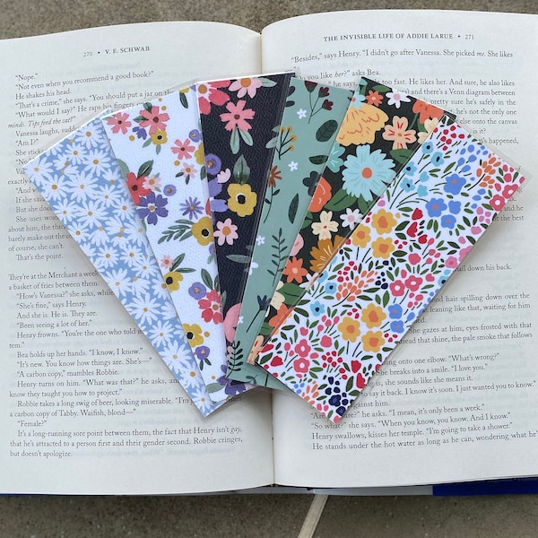 Flower Bookmark - Etsy