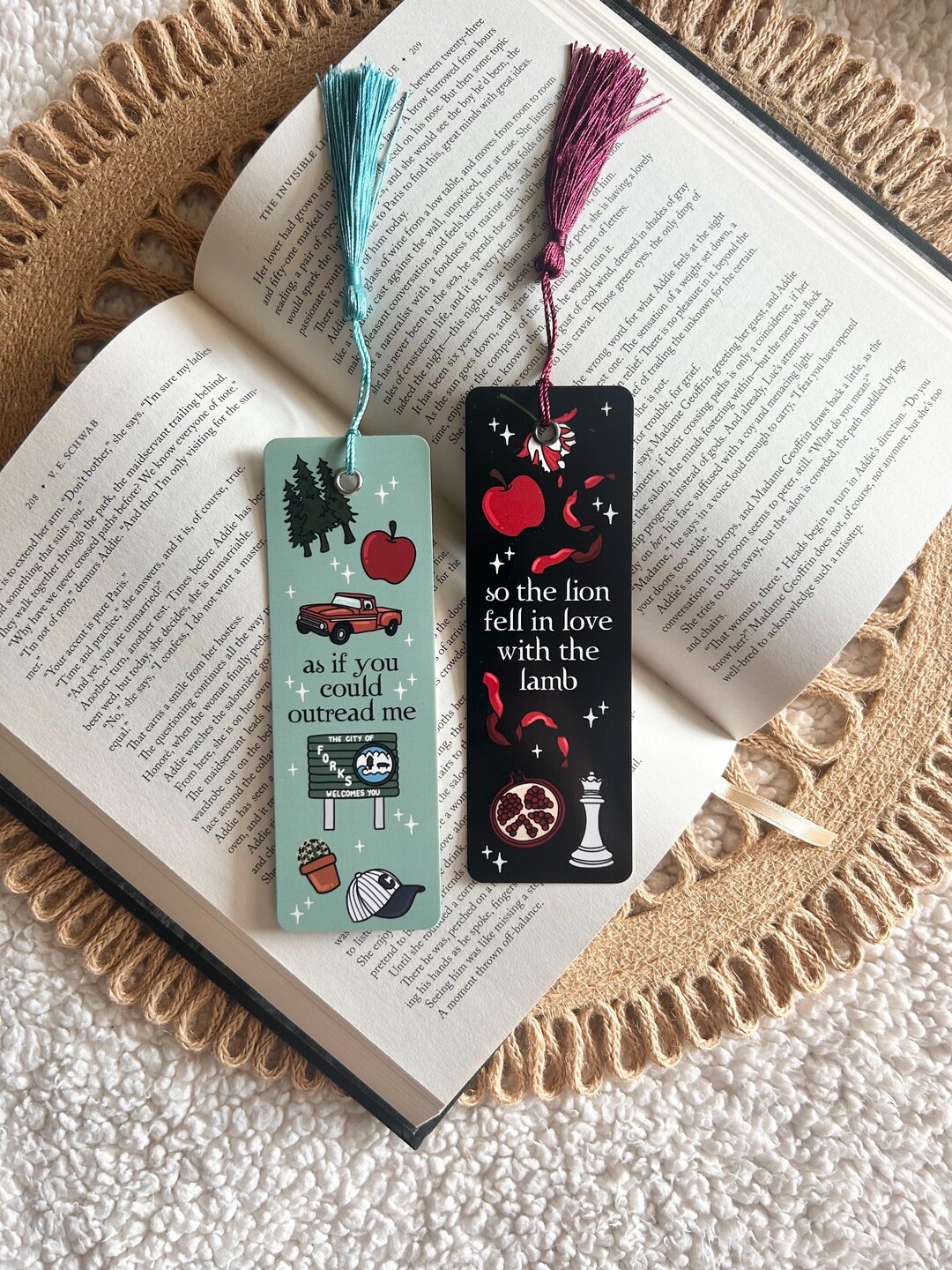 Twilight Bookmark | Vampire | Double-sided | Bookmark - Etsy