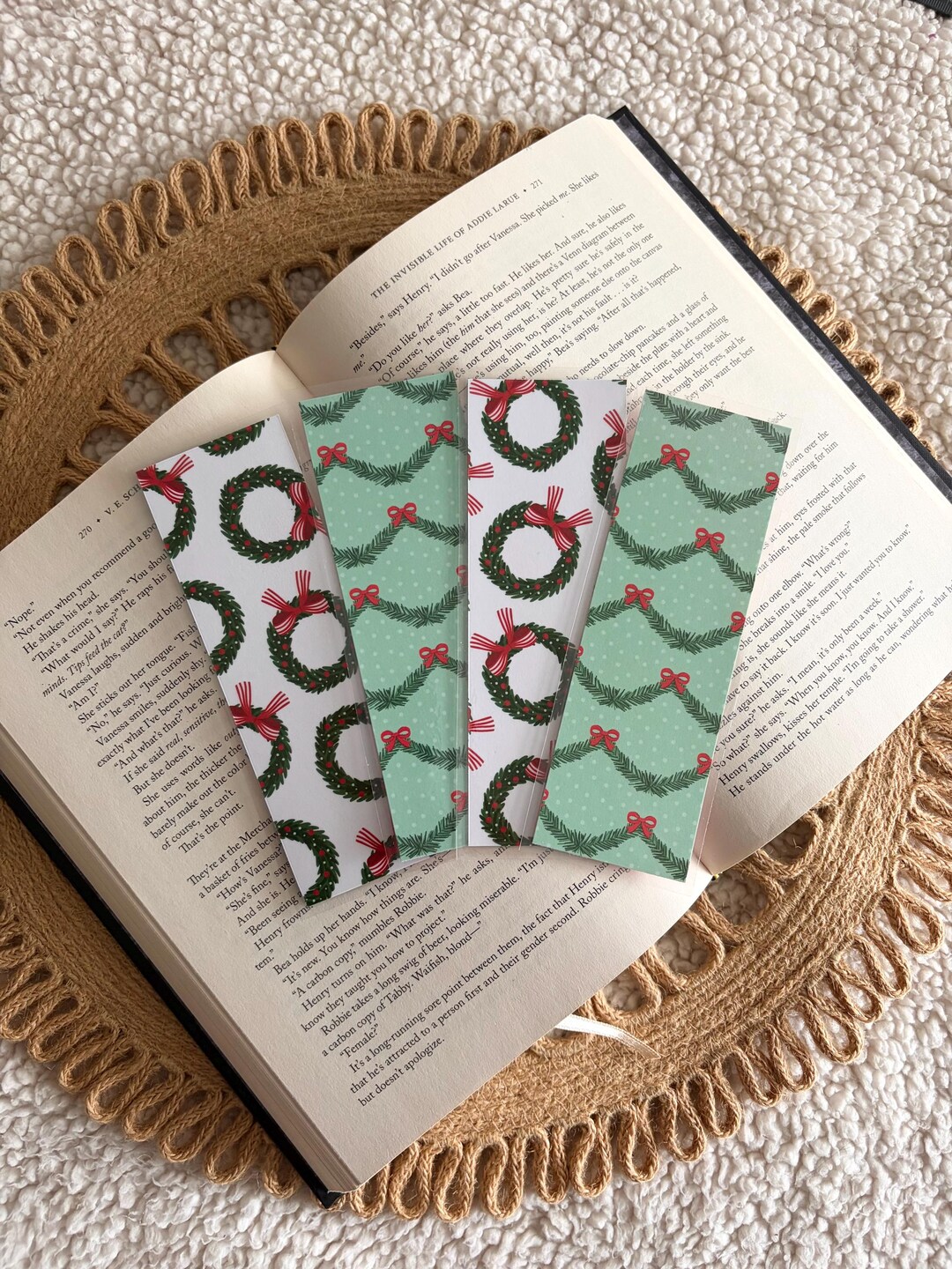 Christmas Decoration Collection No. 1 | Christmas Bookmarks | Garland ...