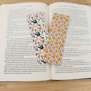 Groovy Vibes Bookmarks | Smiley Face Bookmarks | Floral Bookmarks ...