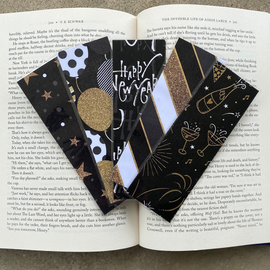 New Years Bookmarks | Celebration | Laminated & Double-sided | Bookmark ...