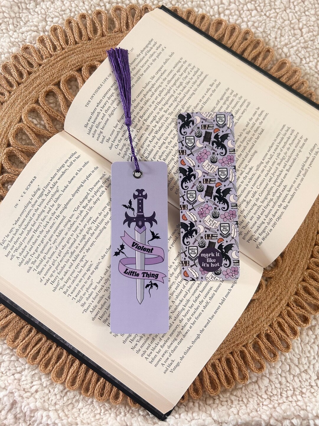 Violent Little Thing Bookmark | Book Lovers | Fantasy | Dragons ...