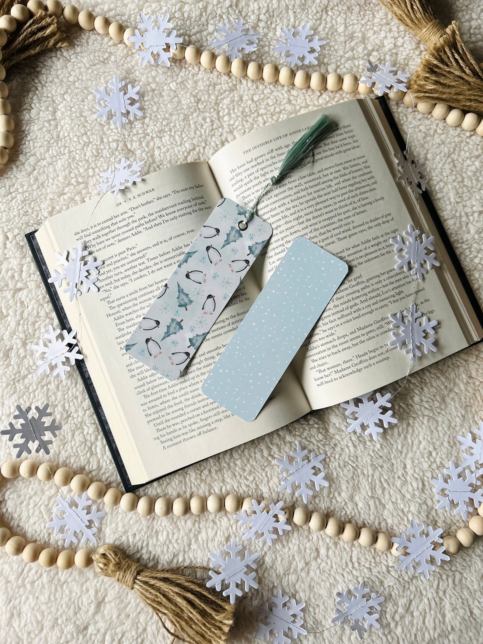 Winter Bookmarks | Snowman Bookmark | Penguin Bookmark | Snowy Bookmark ...