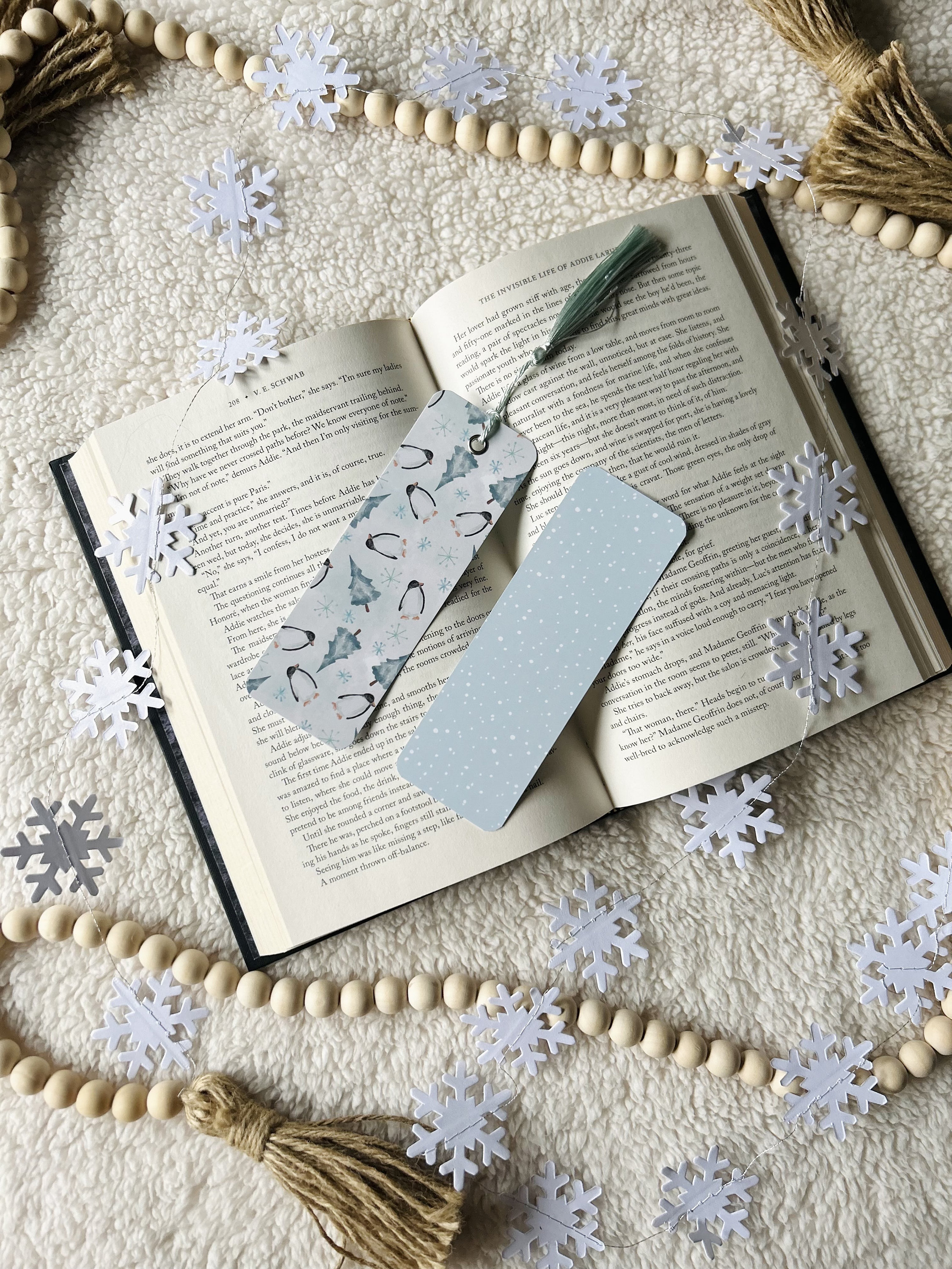 Winter Bookmarks | Snowman Bookmark | Penguin Bookmark | Snowy Bookmark ...