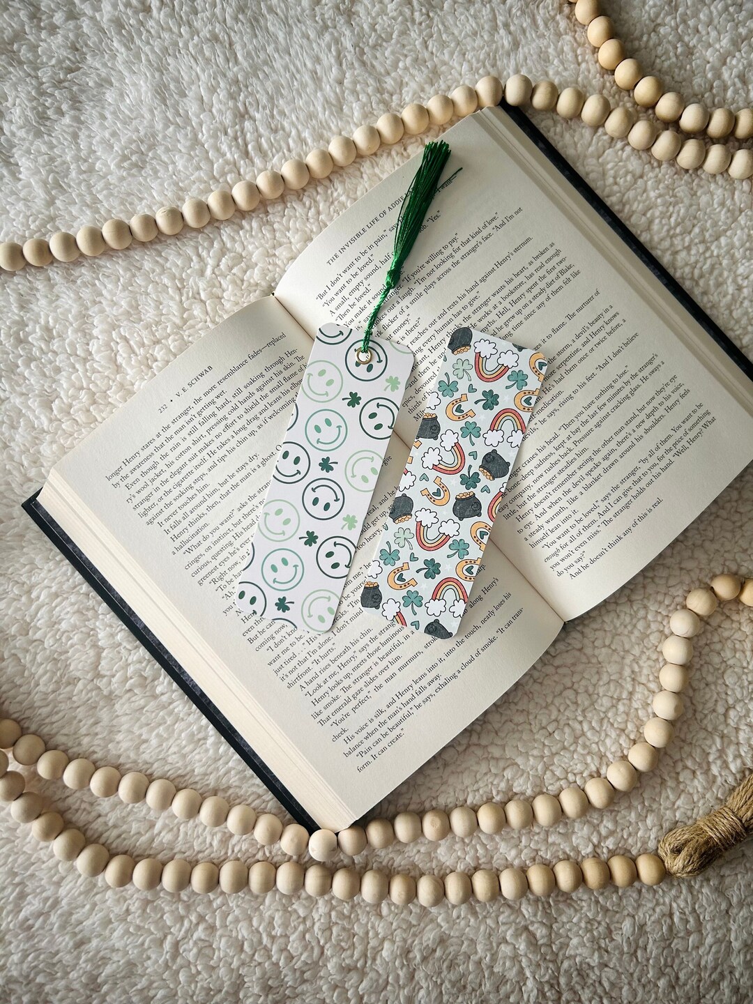 St. Patrick Smiles Bookmark | Smiley Face Bookmarks | Lucky Bookmark ...