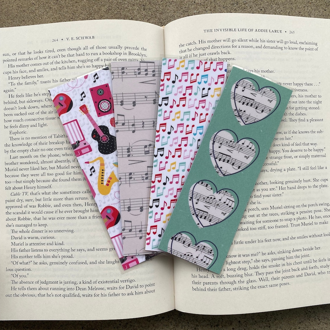 Music Bookmarks | Music Notes | Musical Instruments | Laminated ...