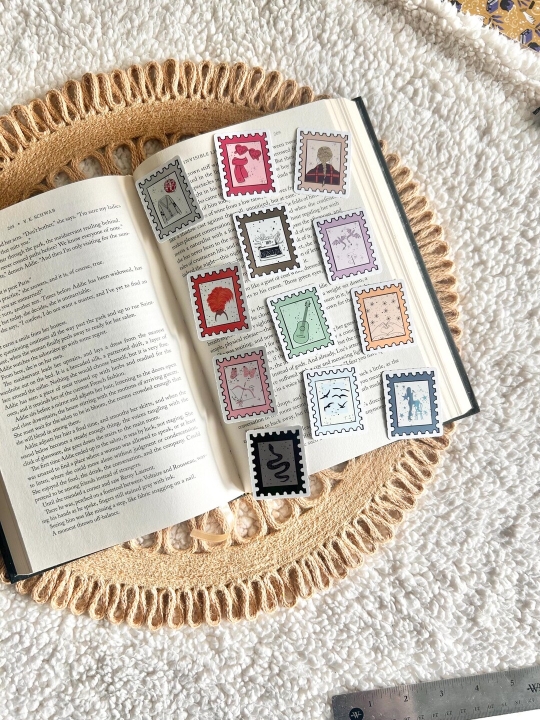 Eras Stamp Sticker Set | Set of 1q2 Mini Stickers | Vinyl Sticker - Etsy