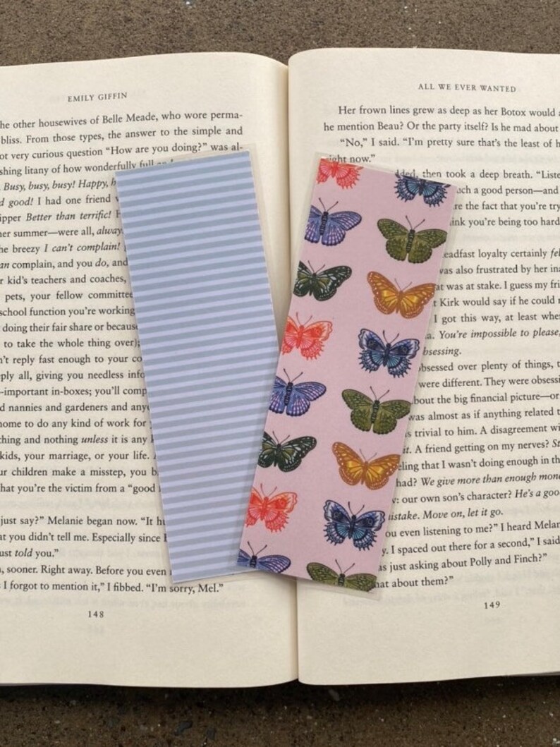 A Pink Spring Bookmarks Floral Bookmarks Pink Bookmarks - Etsy