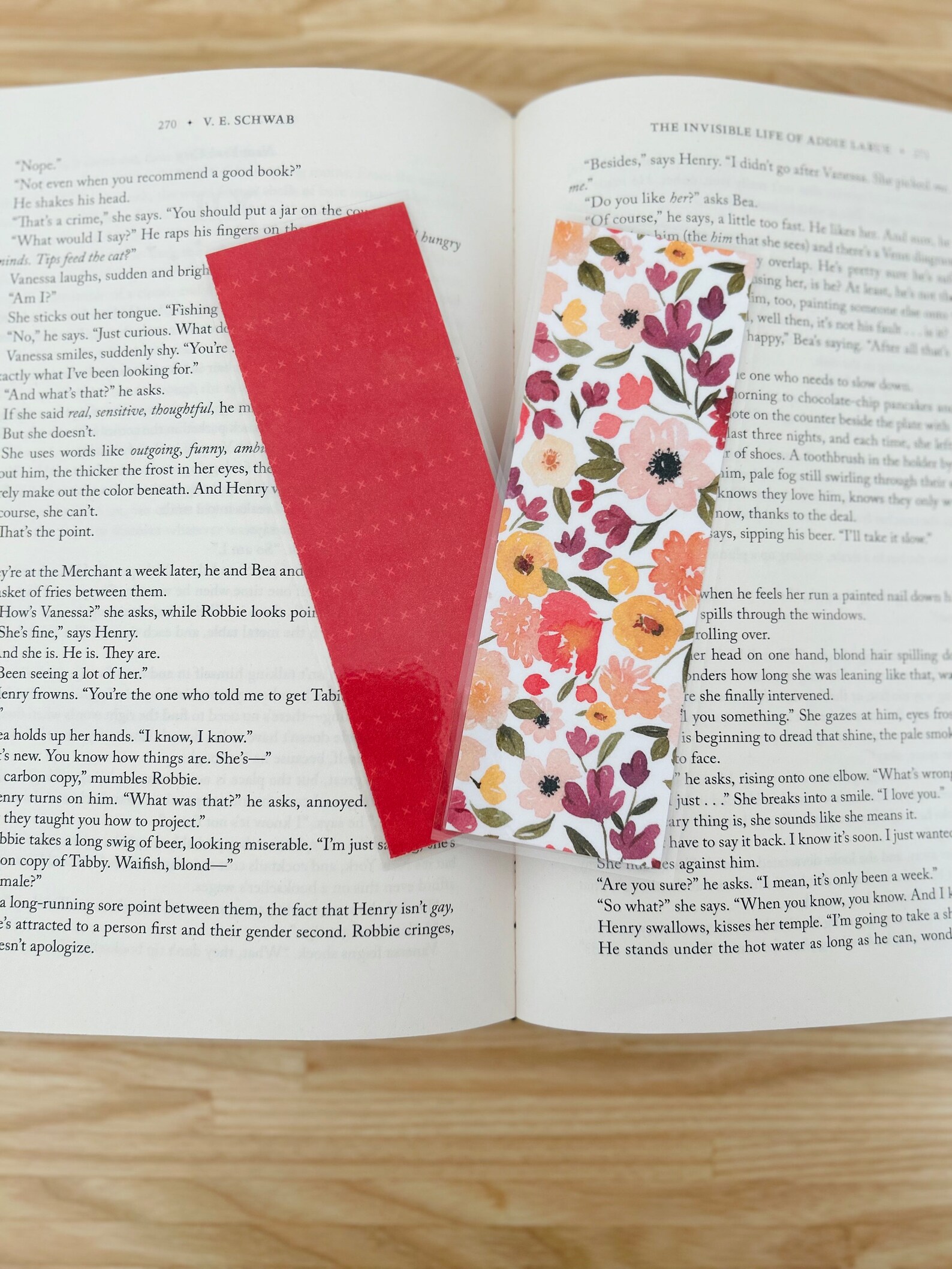 A Pink Spring Bookmarks Floral Bookmarks Pink Bookmarks Butterfly ...