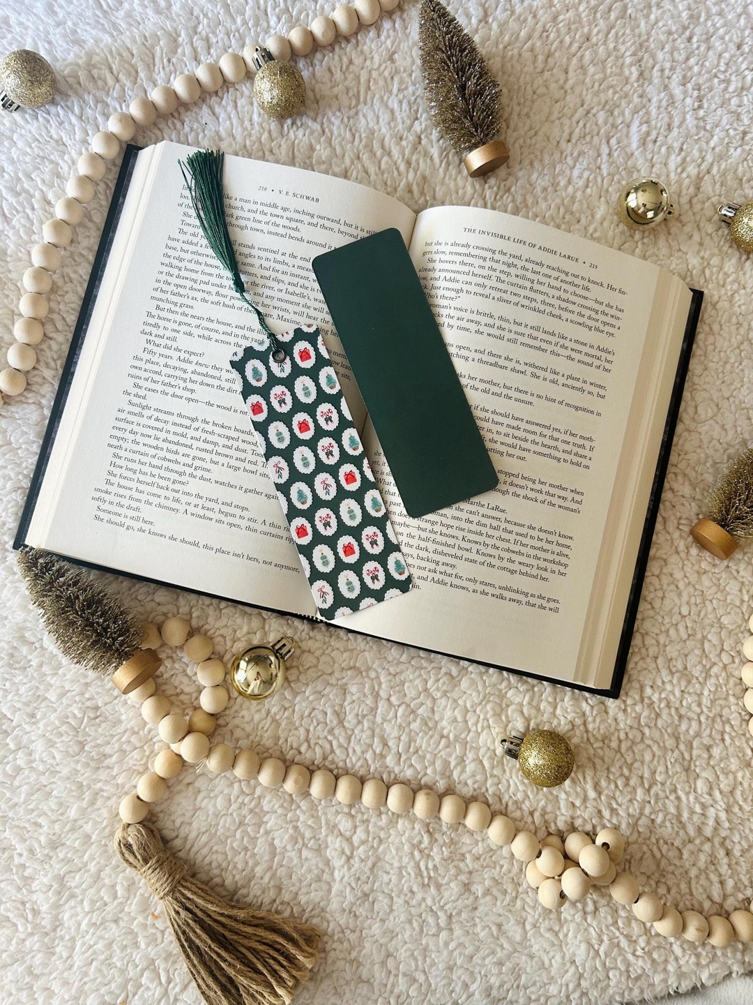 Christmas Doily Bookmark | Holiday Bookmarks | Candy Cane | Christmas ...