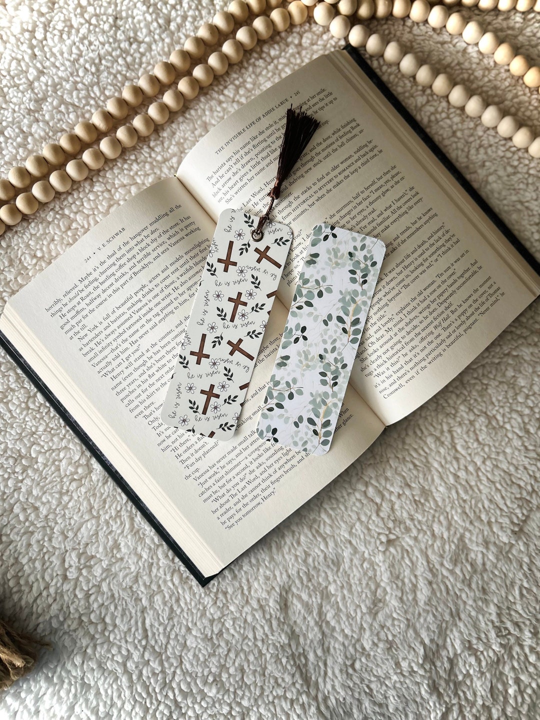 He is Risen Bookmark | Easter Cross | Easter Bookmark | Double-sided ...