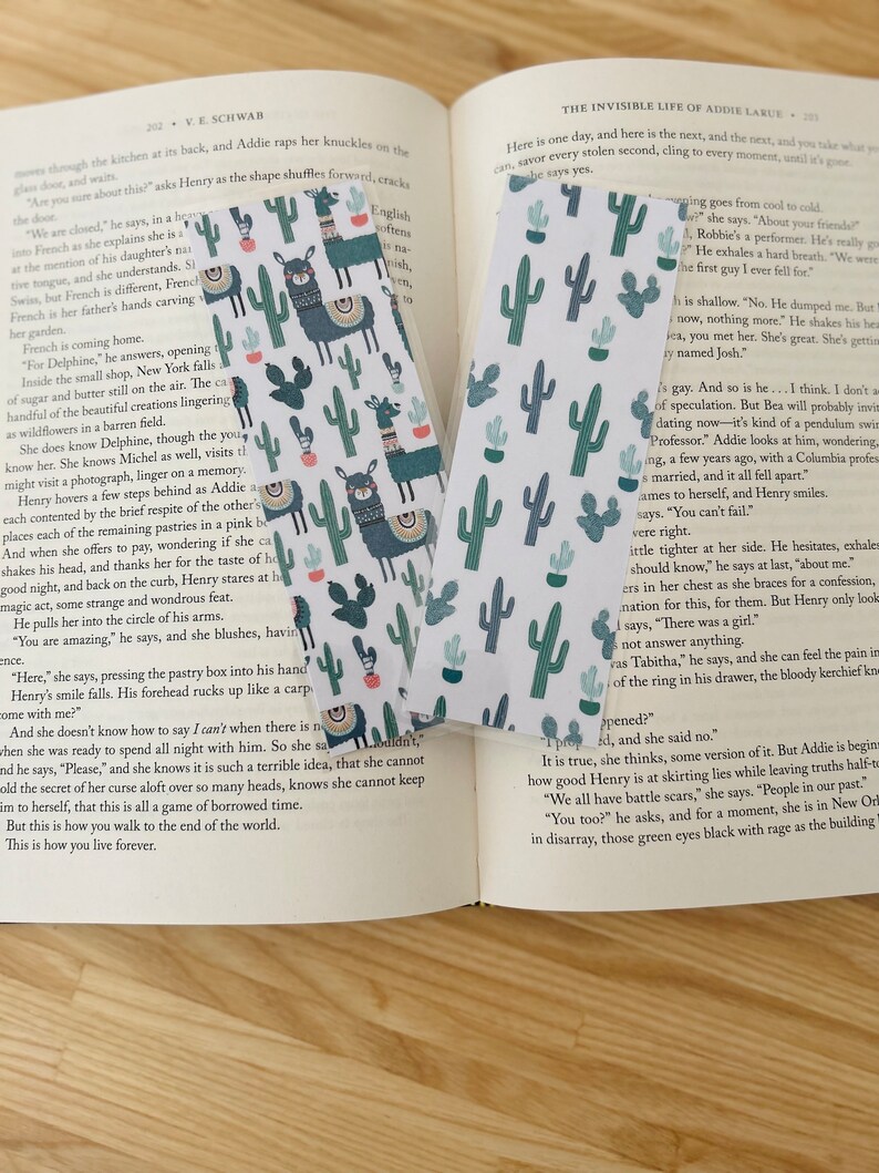 Cactus Bookmarks | Plant Bookmarks | Llama Bookmarks | Floral Bookmarks ...