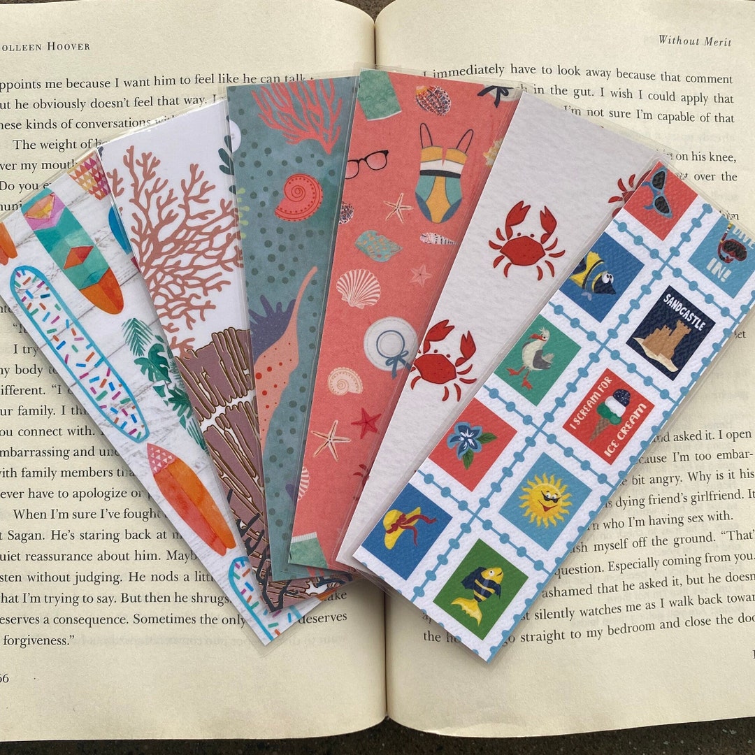 Beach Collection No. 1 | Surfboards | Shell Bookmarks | Crab Bookmark ...