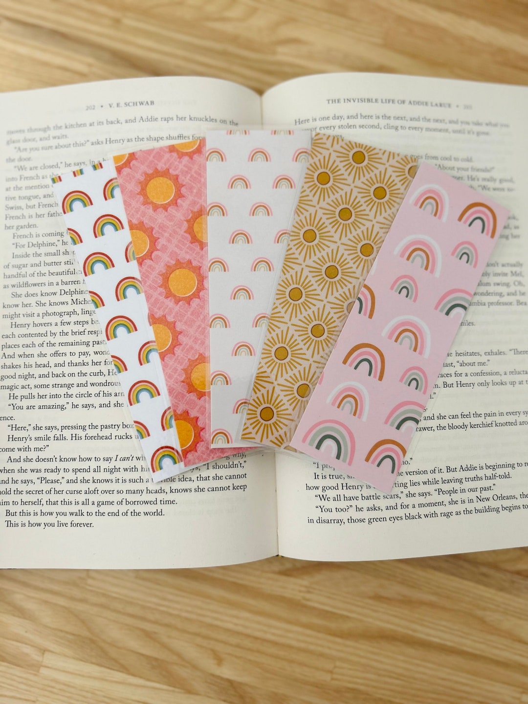 Rainbow Bookmarks | Sunshine Bookmarks | Laminated & Double-sided ...