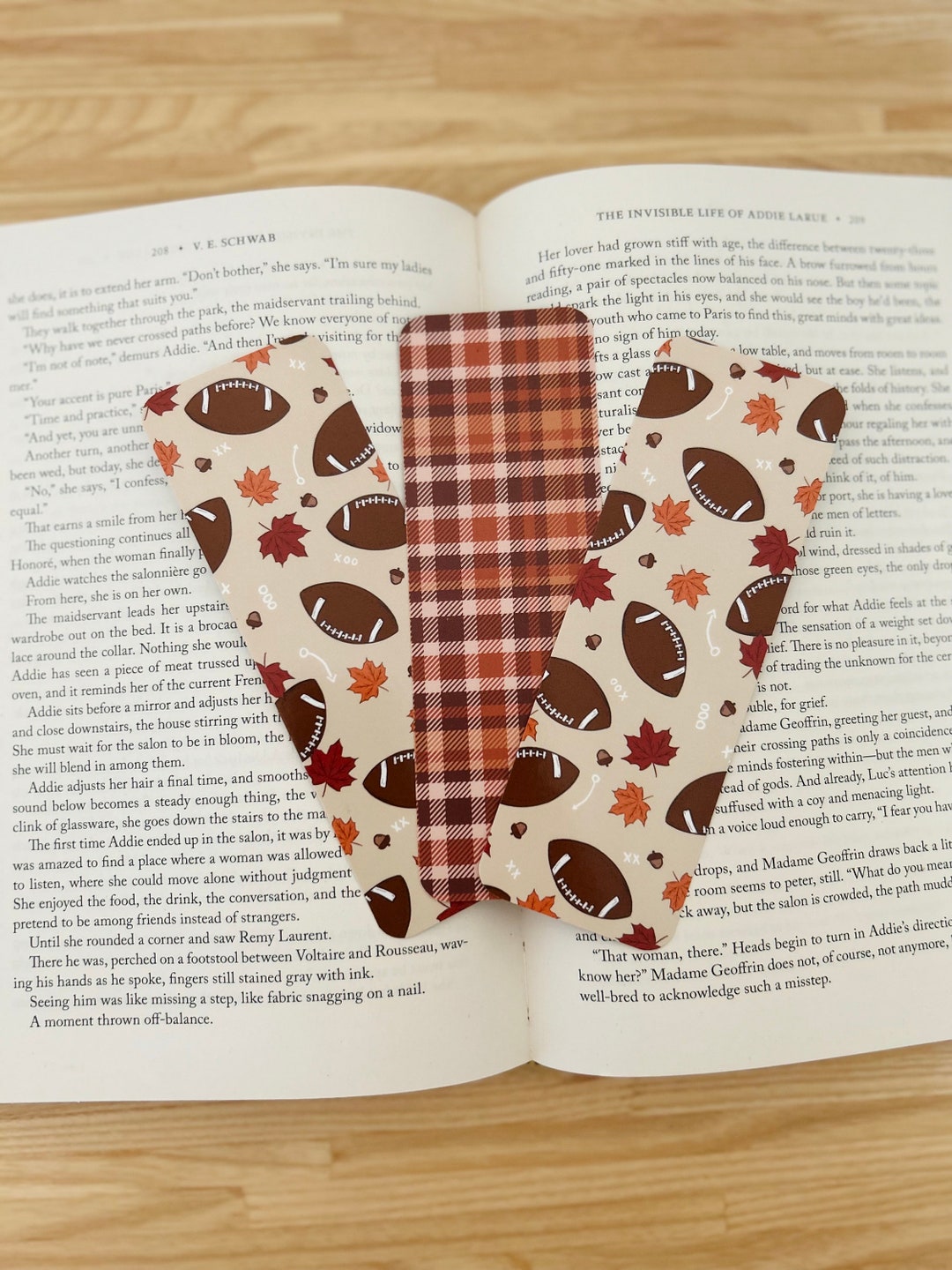 Football Bookmarks Fall Bookmarks Fall Leaves Sunday Football Double ...