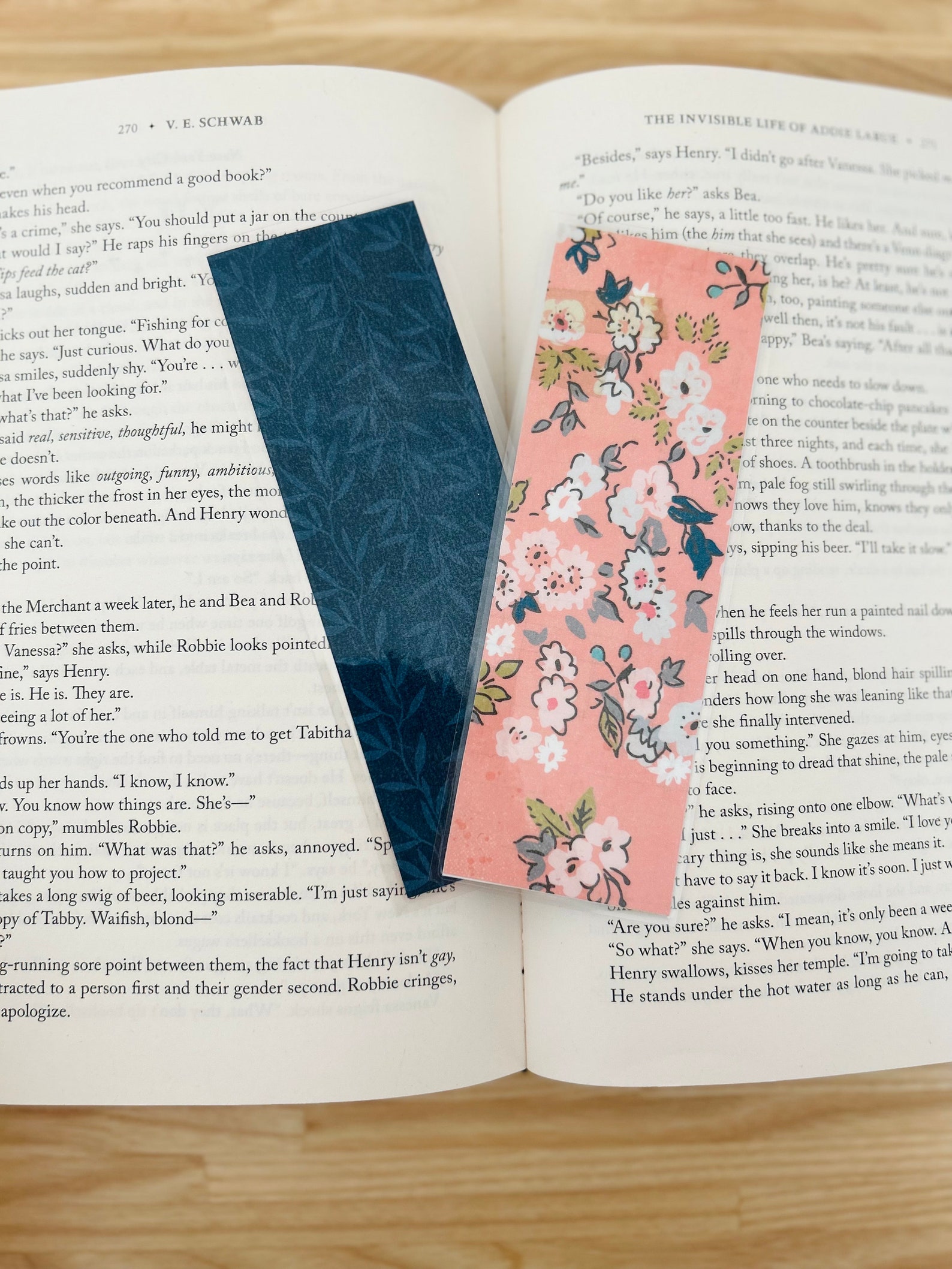 A Pink Spring Bookmarks Floral Bookmarks Pink Bookmarks Butterfly ...