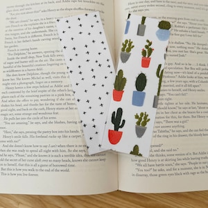 Cactus Bookmarks | Plant Bookmarks | Llama Bookmarks | Floral Bookmarks ...