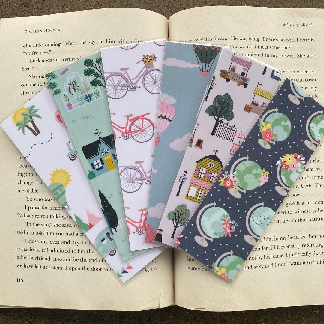Places to Go Bookmarks | Village Bookmark | Hot Air Balloons | Bikes ...