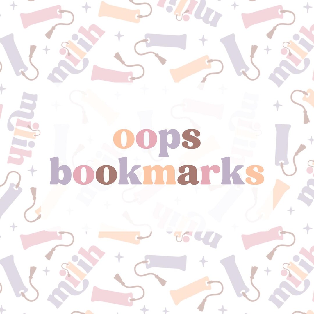 Oops Bookmarks | Mystery Bookmarks | Discount Bookmarks | Laminated ...
