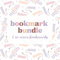 Big Bookmark Bundle, Set of Bookmarks, 25 Surprise Handmade Paper ...