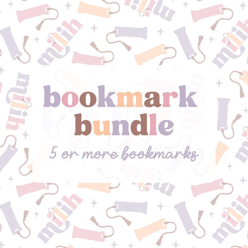 Bookish Bookmarks Bulk - Etsy